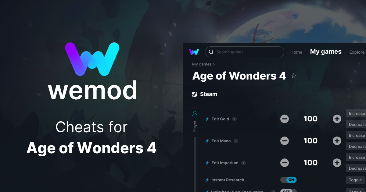 Age of Wonders 4 Cheats & Trainers for PC | WeMod