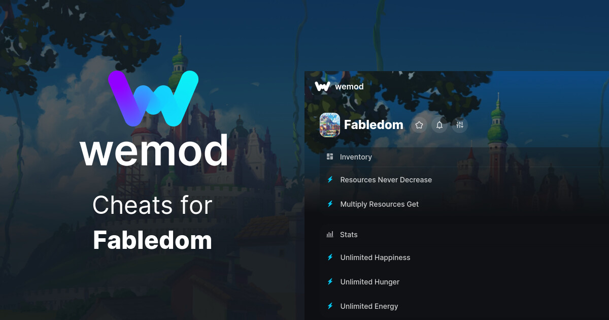 Fabledom Cheats & Trainers for PC | WeMod