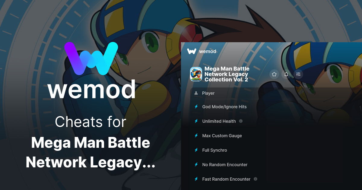 Mega Man Battle Network Legacy Collection Vol. 2 Cheats & Trainers for ...
