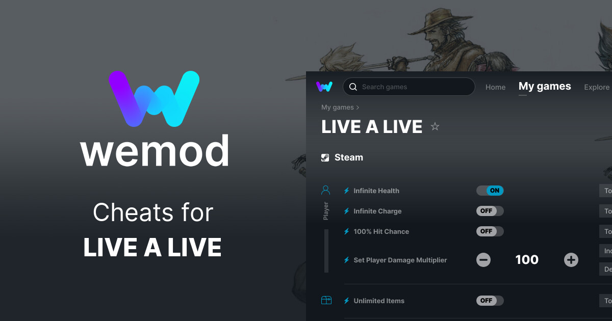 LIVE A LIVE Cheats & Trainers for PC | WeMod