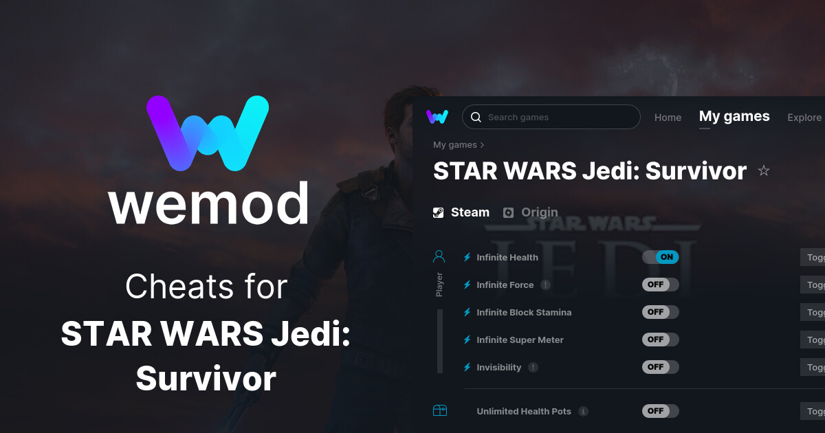 STAR WARS Jedi: Survivor Cheats & Trainers for PC | WeMod