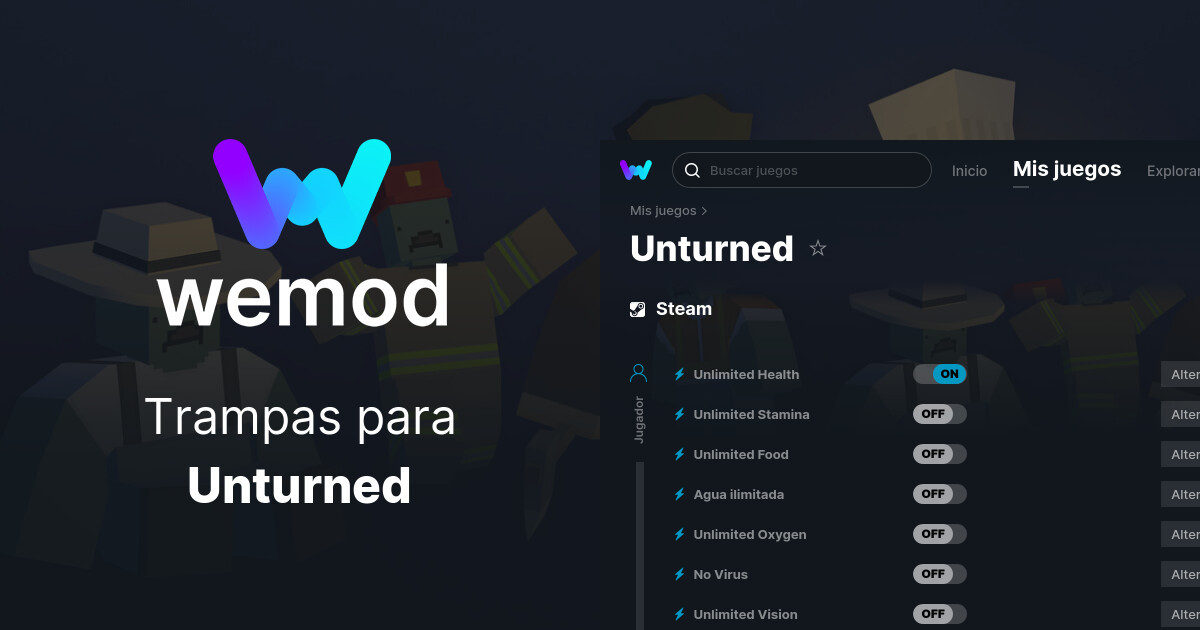 Trampas y Trainers de Unturned para PC | WeMod