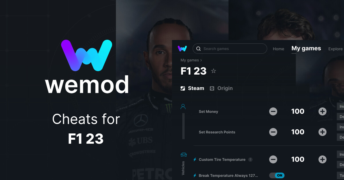 F1 23 Cheats & Trainers for PC | WeMod