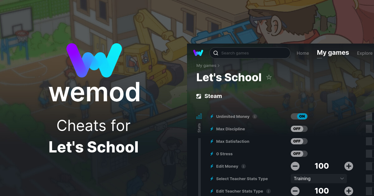 Let's School Cheats & Trainers for PC | WeMod