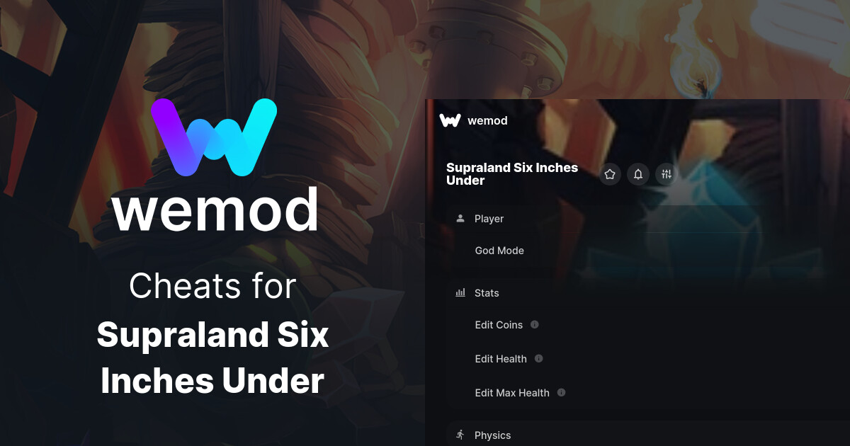 Supraland Six Inches Under Cheats & Trainers for PC | WeMod