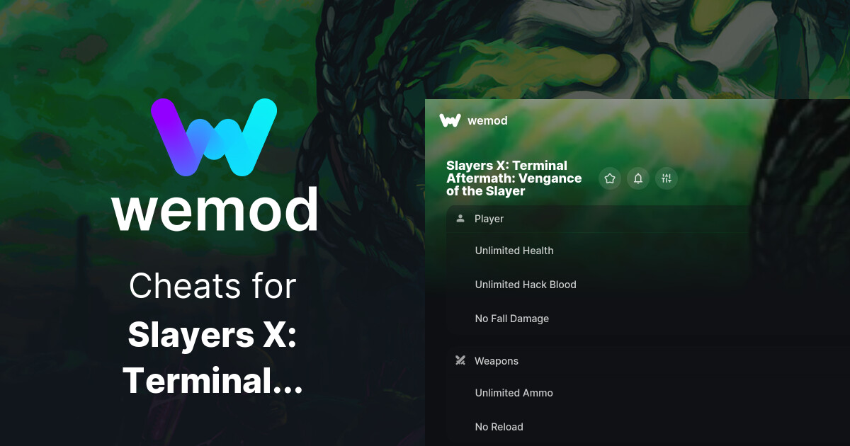 Slayers X: Terminal Aftermath: Vengance of the Slayer Cheats & Trainers ...