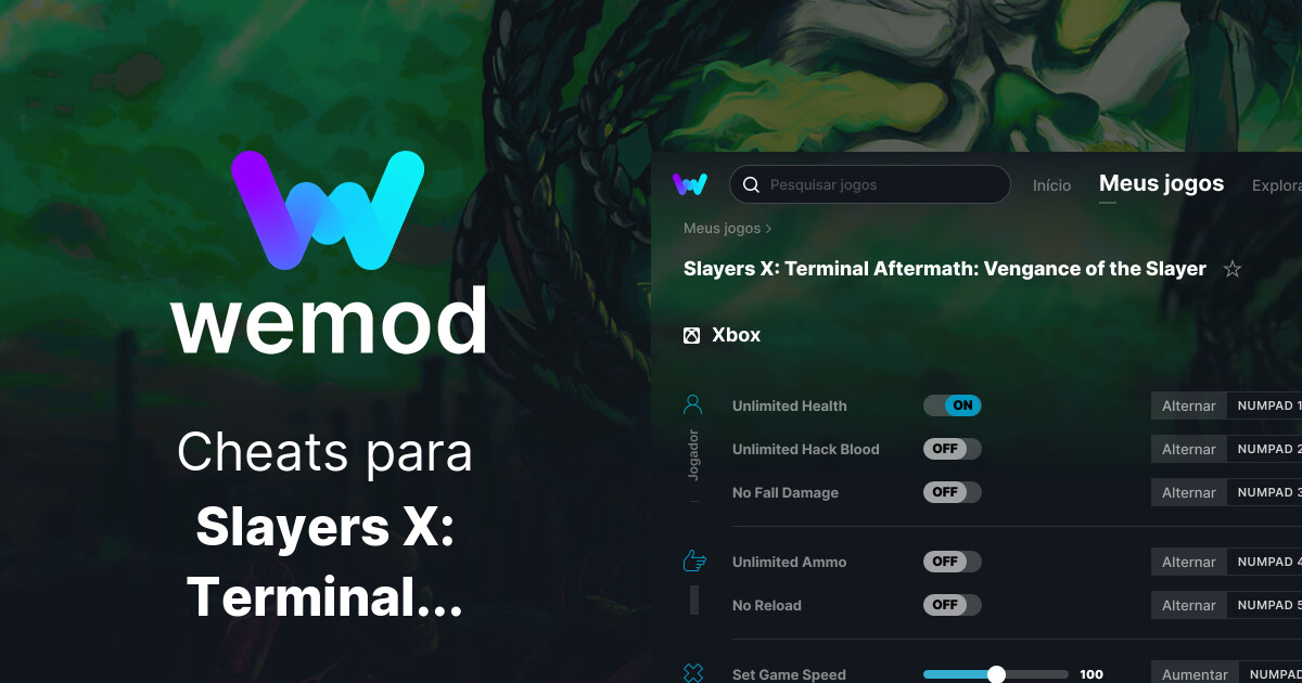 Cheats e Trainers para Slayers X: Terminal Aftermath: Vengance of the ...