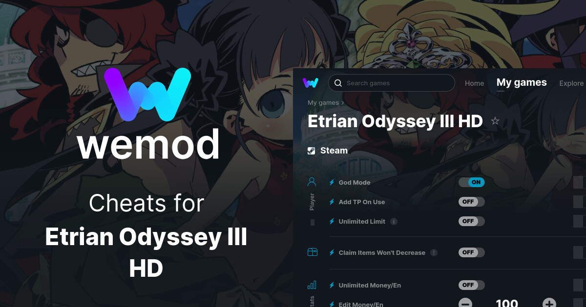 Etrian Odyssey III HD Cheats & Trainers for PC | WeMod