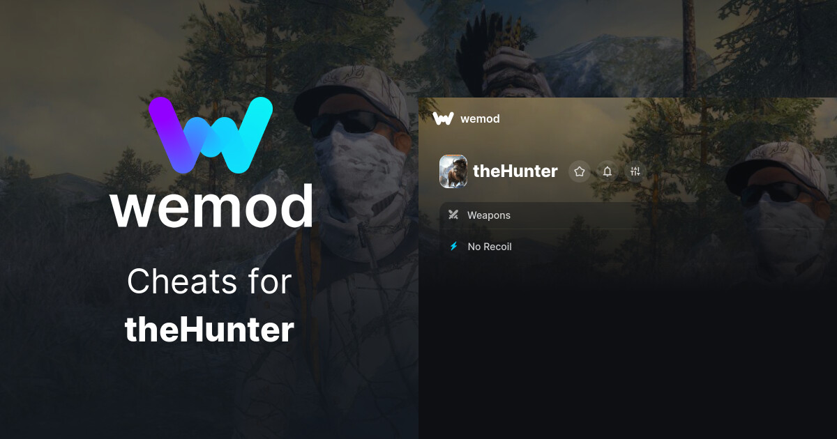 theHunter Cheats & Trainers for PC | WeMod