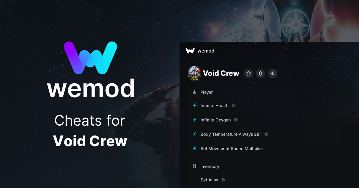 Void Crew Cheats & Trainers for PC | WeMod