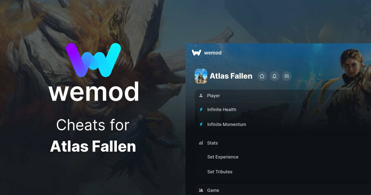 Atlas Fallen Cheats & Trainers for PC | WeMod