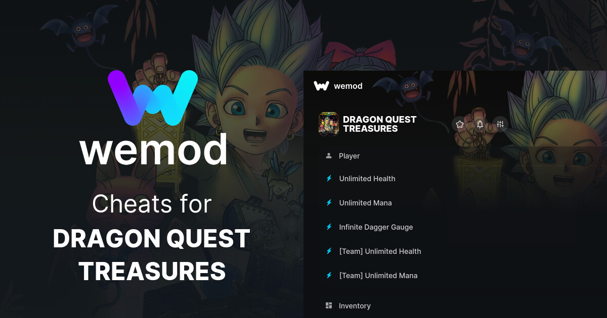 DRAGON QUEST TREASURES Cheats & Trainers for PC | WeMod