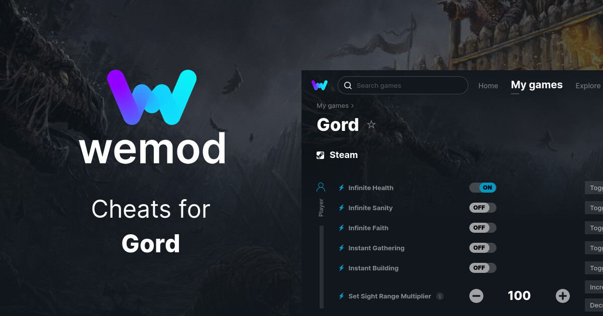 Gord Cheats & Trainers for PC | WeMod
