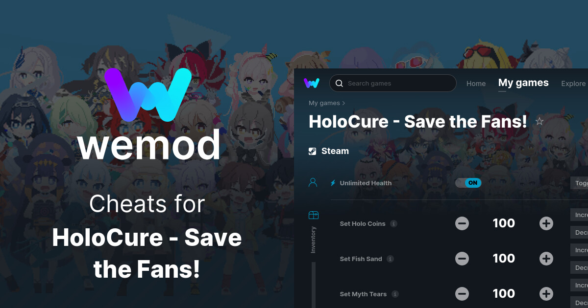 HoloCure - Save the Fans! Cheats & Trainers for PC | WeMod