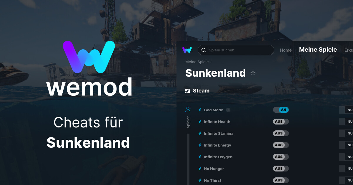 Sunkenland Cheats & Trainer für PC | WeMod