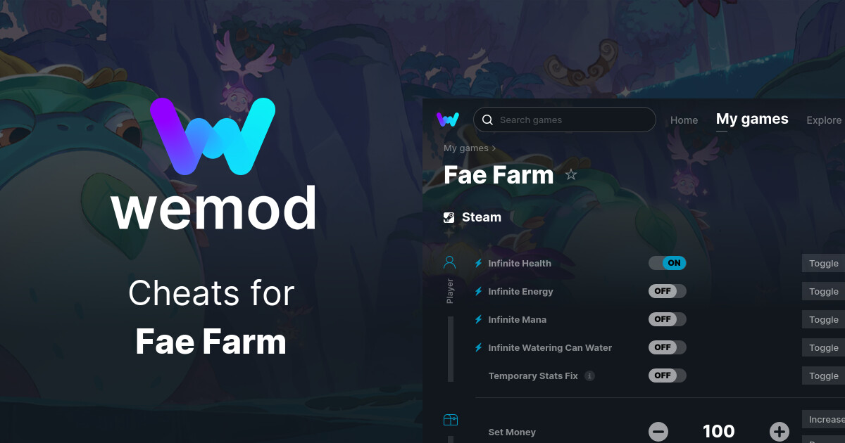 Fae Farm Cheats & Trainers for PC | WeMod