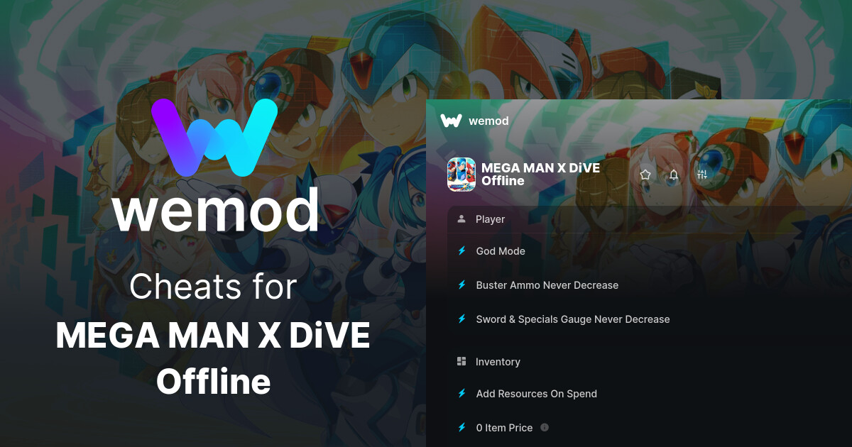 MEGA MAN X DiVE Offline Cheats & Trainers for PC | WeMod
