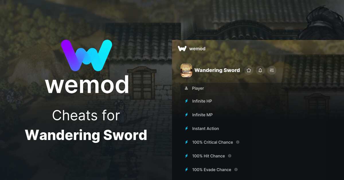 Wandering Sword Cheats & Trainers for PC | WeMod