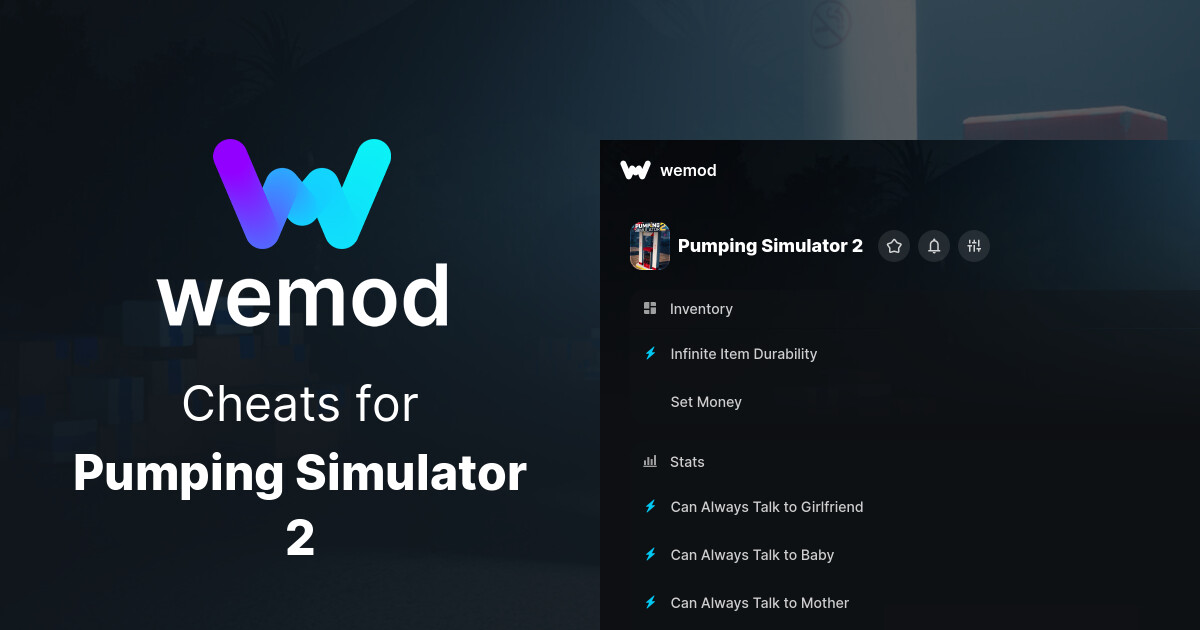 Pumping Simulator 2 Cheats & Trainers for PC | WeMod