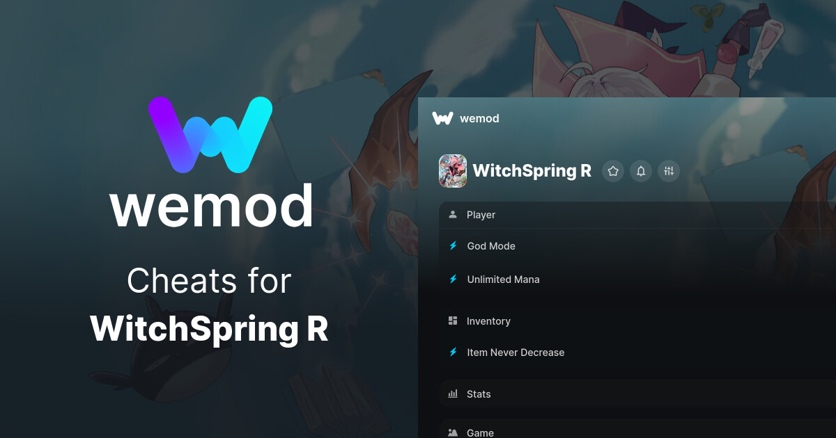 WitchSpring R Cheats & Trainers for PC | WeMod