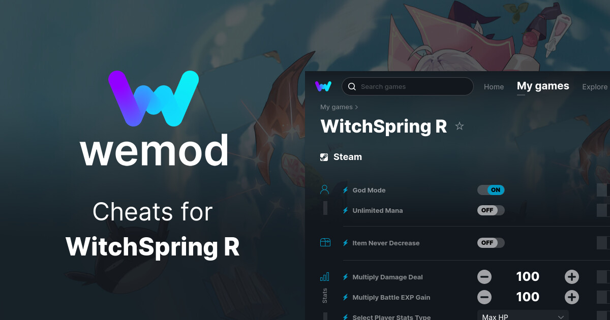 WitchSpring R Cheats & Trainers for PC | WeMod