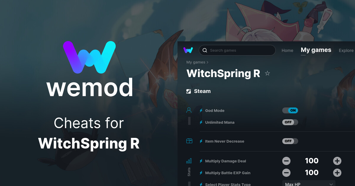 WitchSpring R Cheats & Trainers for PC | WeMod