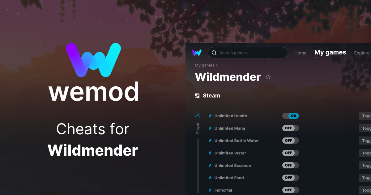 Wildmender Cheats & Trainers for PC | WeMod