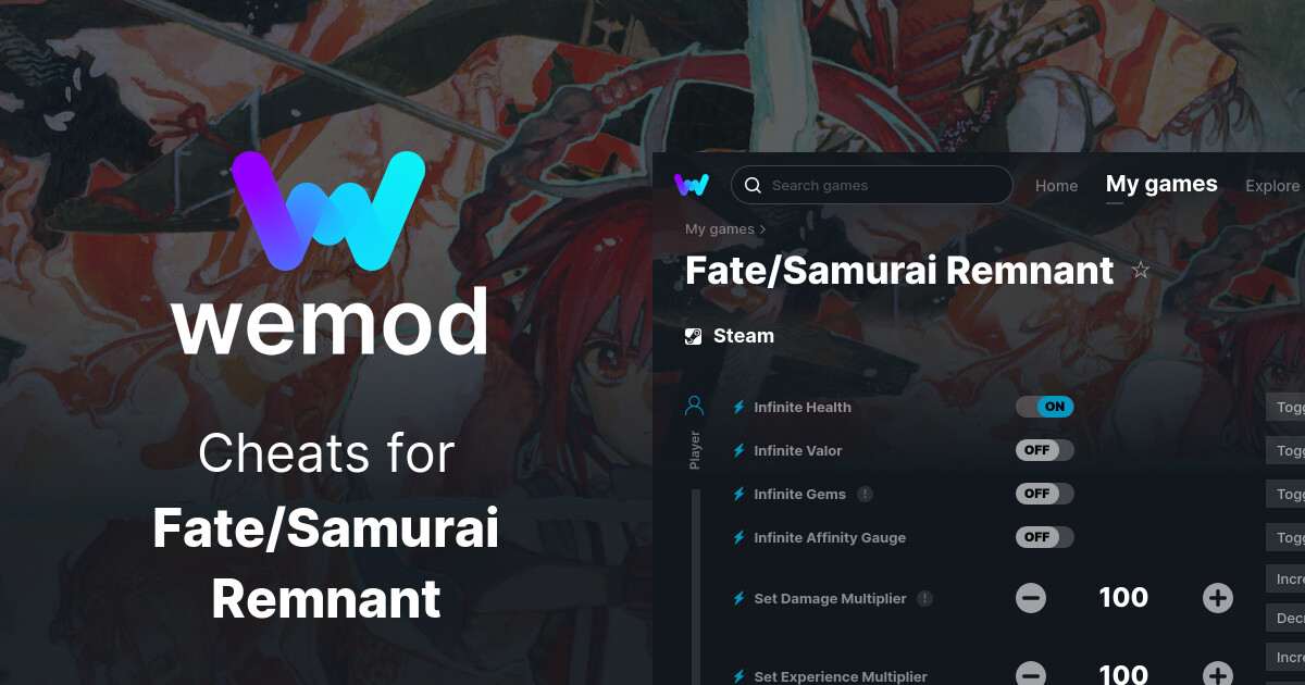 Fate/Samurai Remnant Cheats & Trainers for PC | WeMod