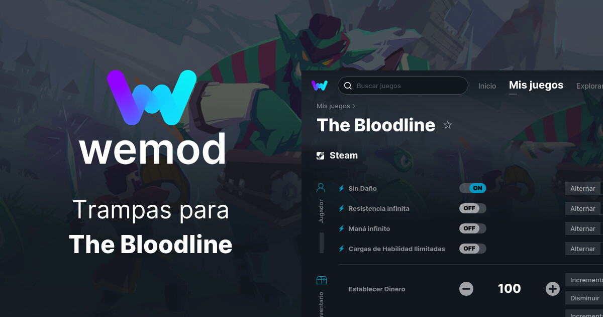 Trampas y Trainers de The Bloodline para PC | WeMod