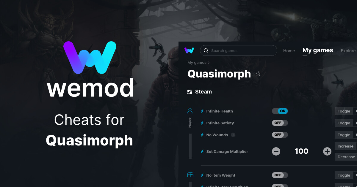 Quasimorph Cheats & Trainers for PC | WeMod