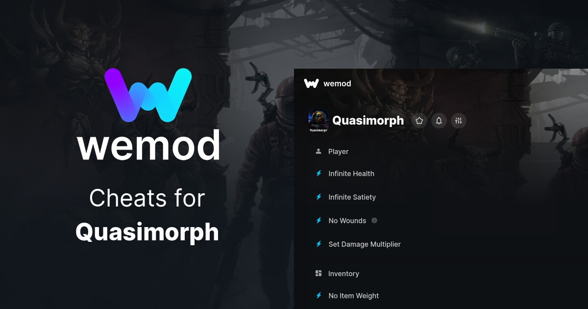 Quasimorph Cheats & Trainers for PC | WeMod