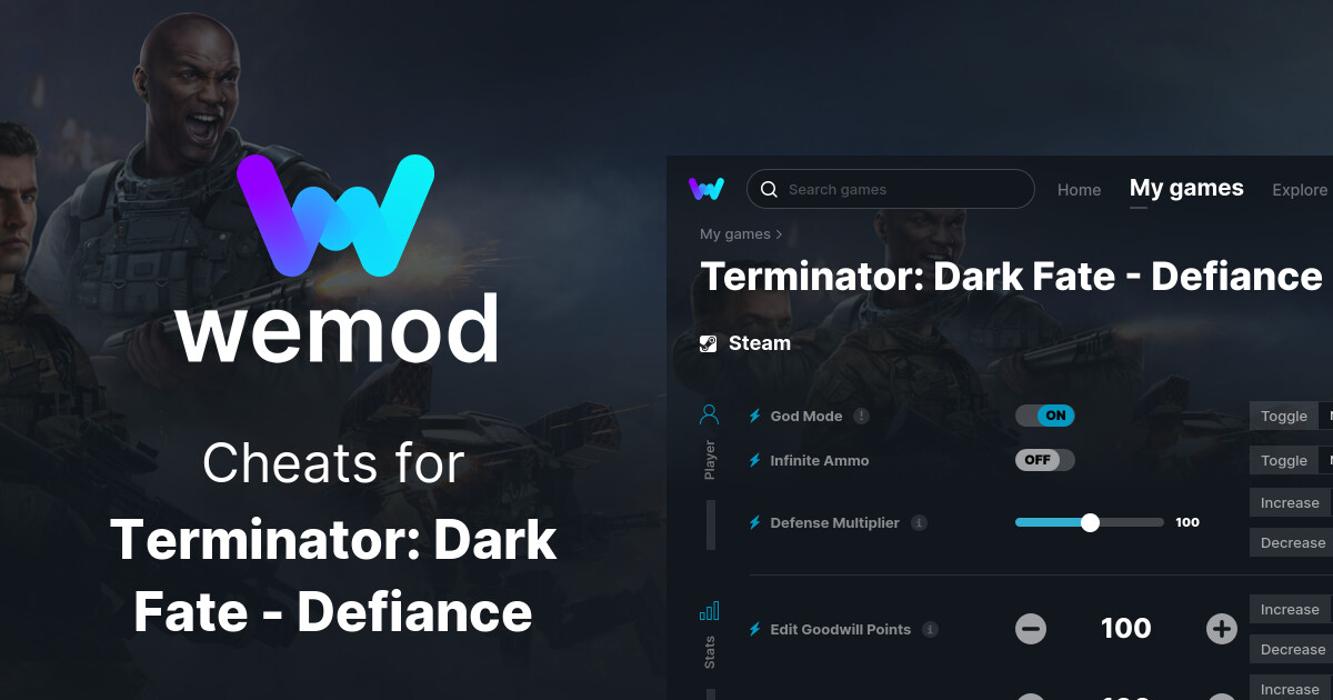 Terminator: Dark Fate - Defiance Cheats & Trainers for PC | WeMod