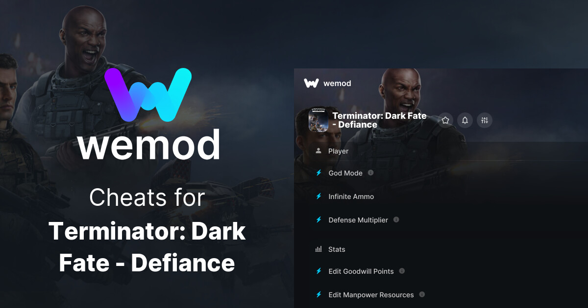 Terminator: Dark Fate - Defiance Cheats & Trainers for PC | WeMod