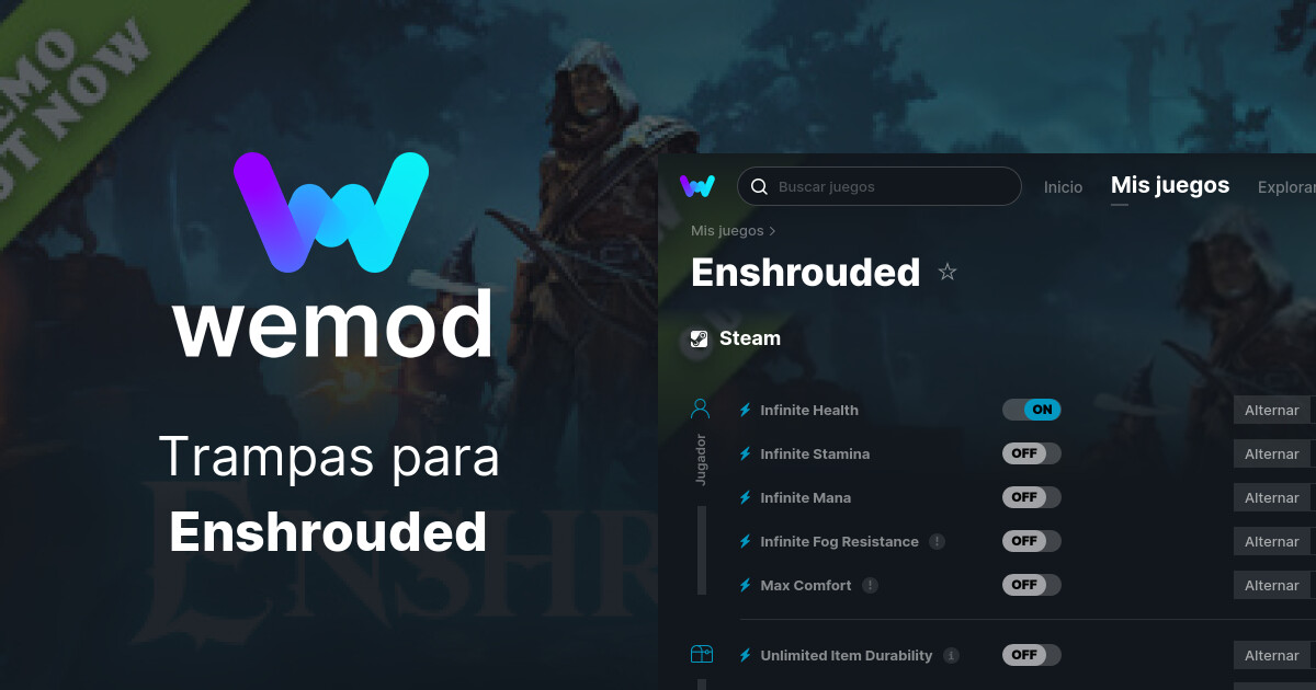 Trampas y Trainers de Enshrouded para PC | WeMod