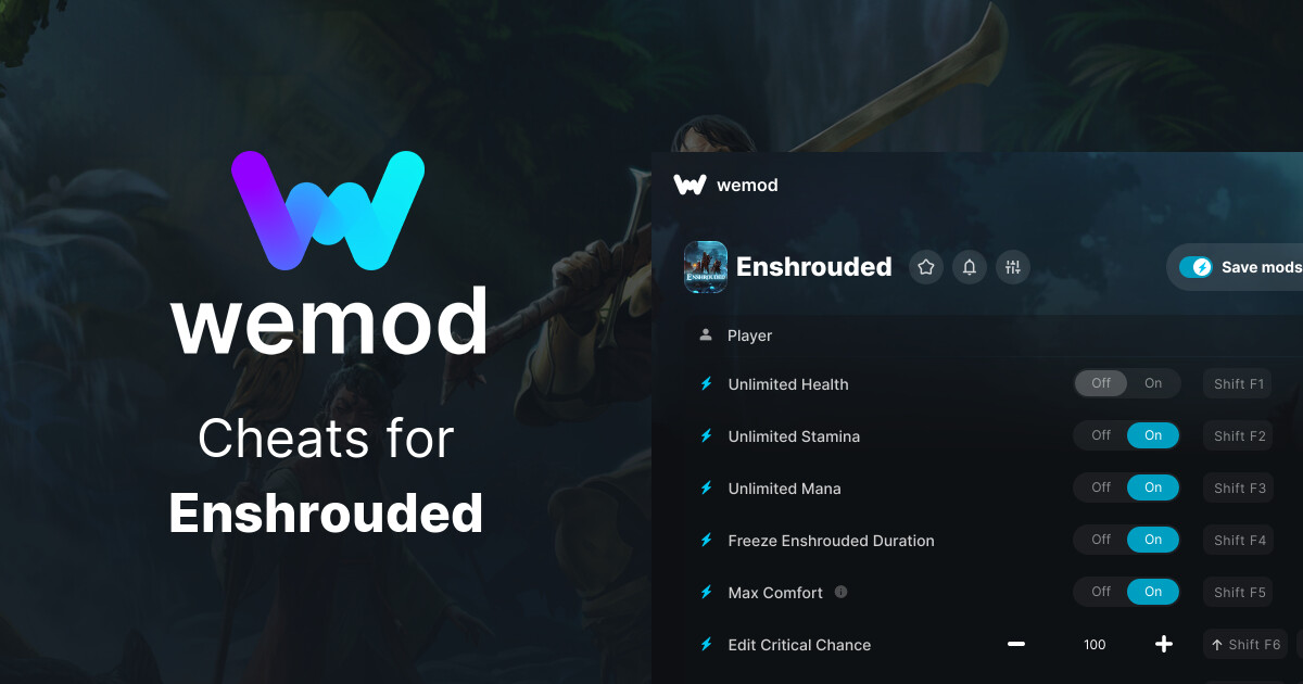 Enshrouded Cheats, Trainers and Maps for PC | WeMod