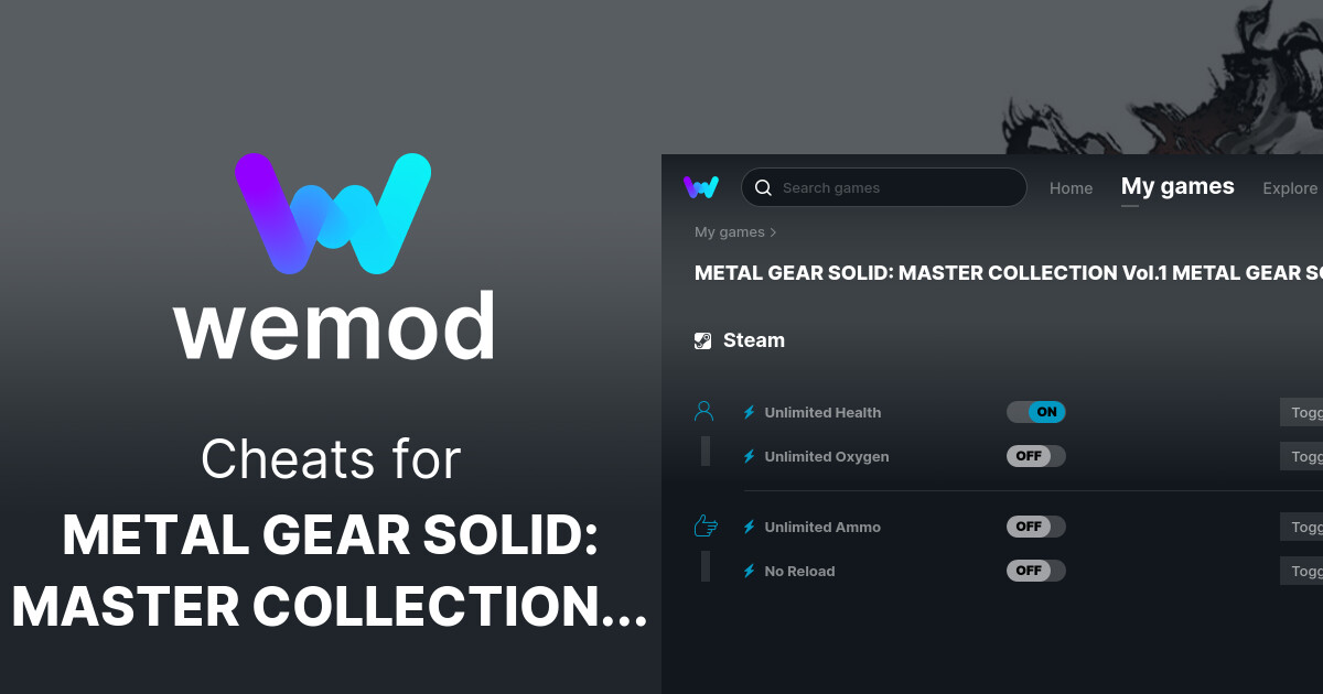 METAL GEAR SOLID: MASTER COLLECTION Vol.1 METAL GEAR SOLID Cheats & Trainers for PC | WeMod
