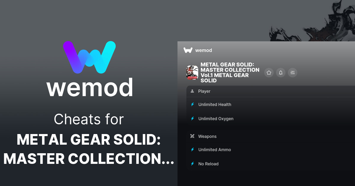 METAL GEAR SOLID: MASTER COLLECTION Vol.1 METAL GEAR SOLID Cheats ...