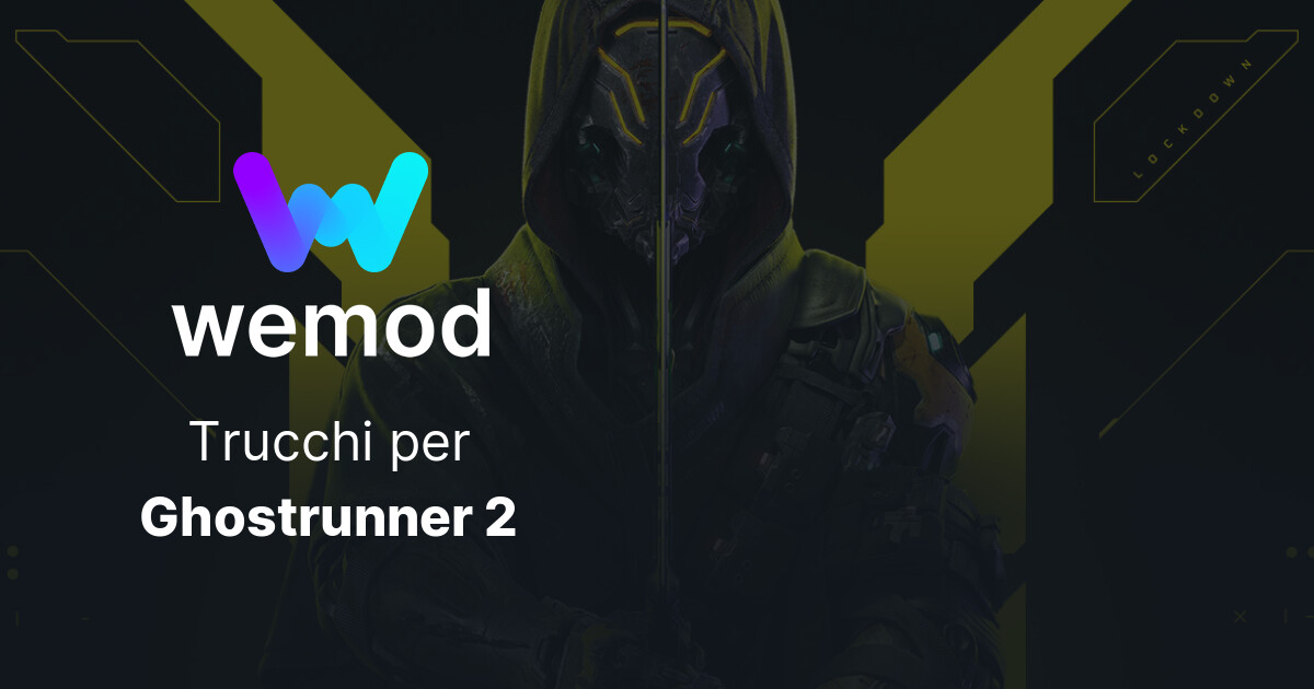 Trucchi e allenamenti per PC di Ghostrunner 2 | WeMod