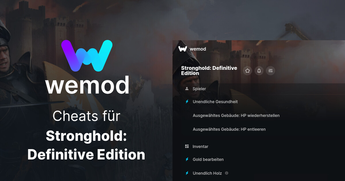 Stronghold: Definitive Edition Cheats und Trainer für PC - WeMod