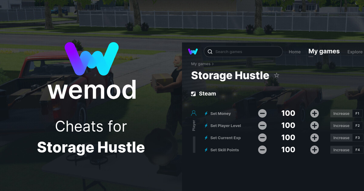 Storage Hustle Cheats & Trainers for PC | WeMod