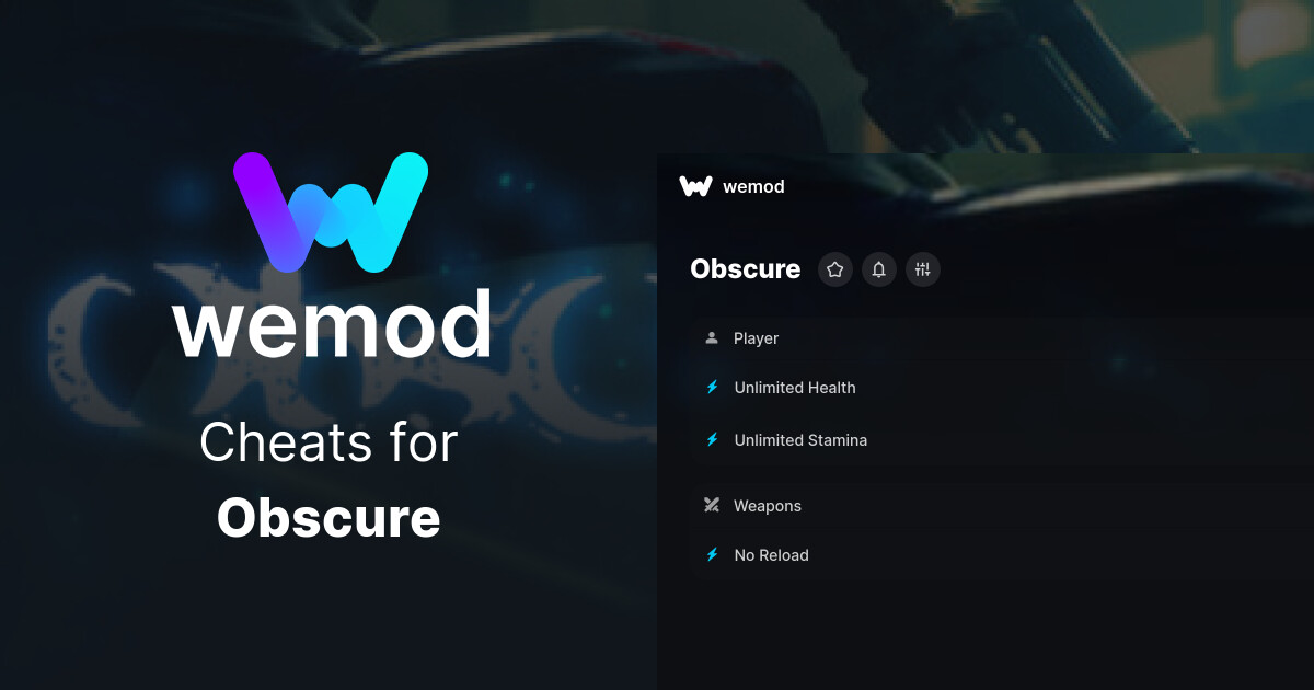 Obscure Achievements for Steam | WeMod