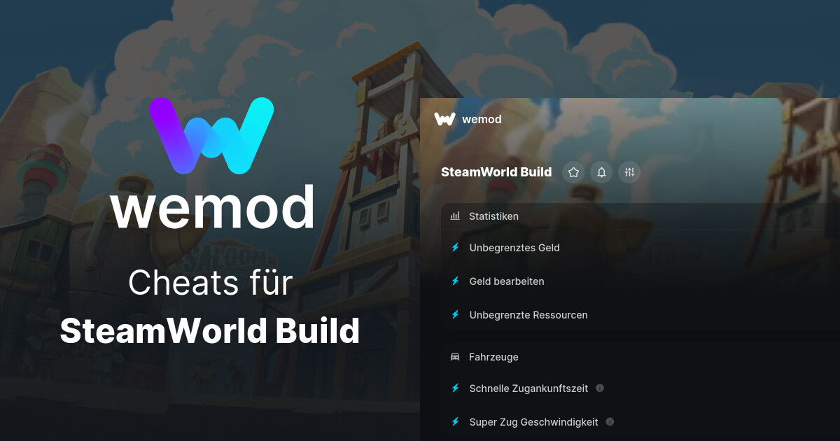 SteamWorld Build Errungenschaften für Steam - WeMod