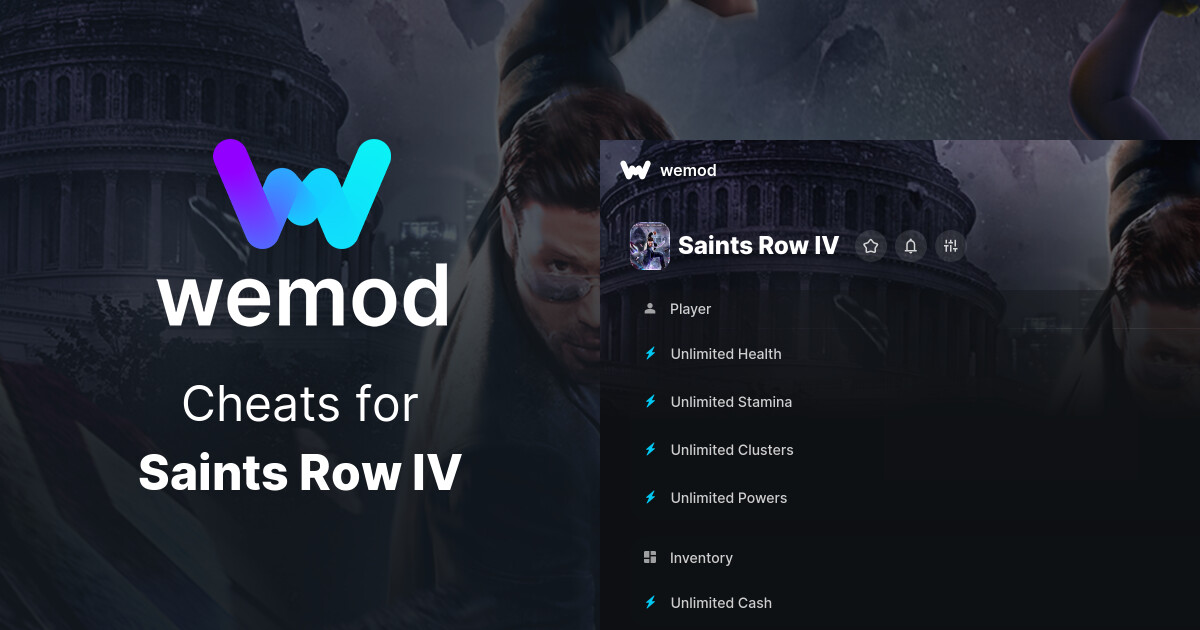 Saints Row IV Cheats & Trainers for PC | WeMod
