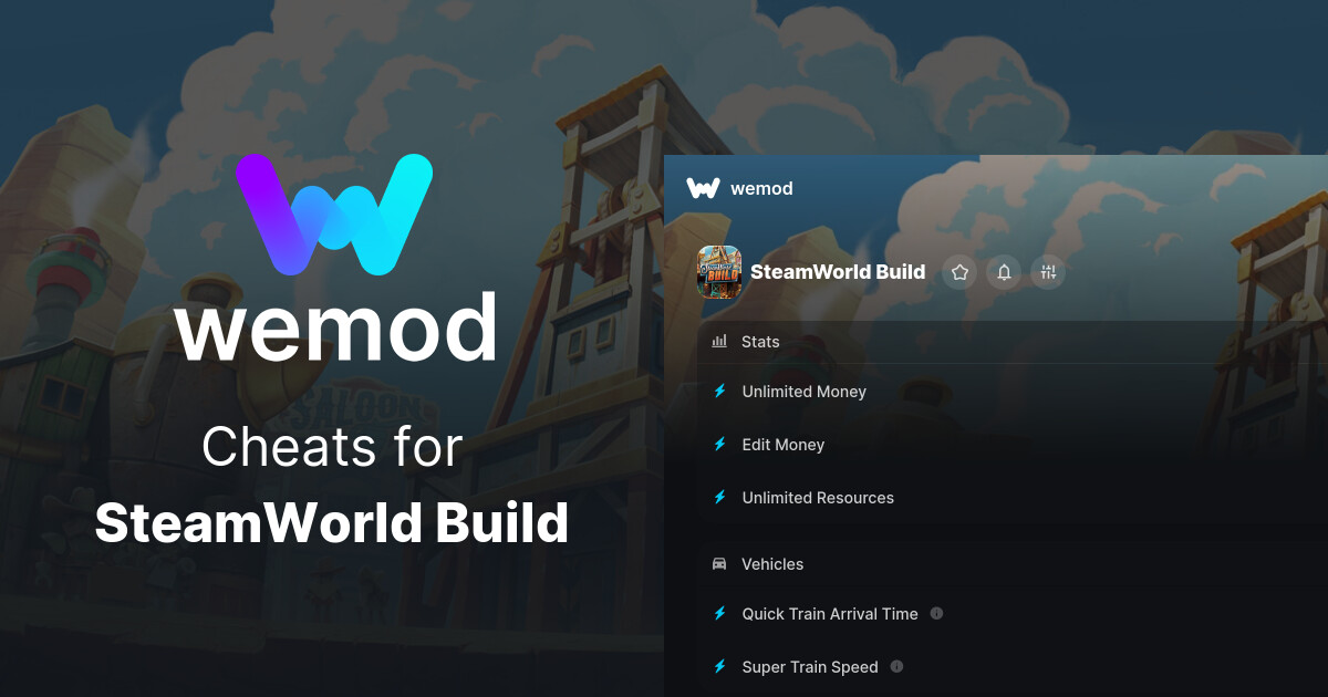 SteamWorld Build Achievements for Steam | WeMod