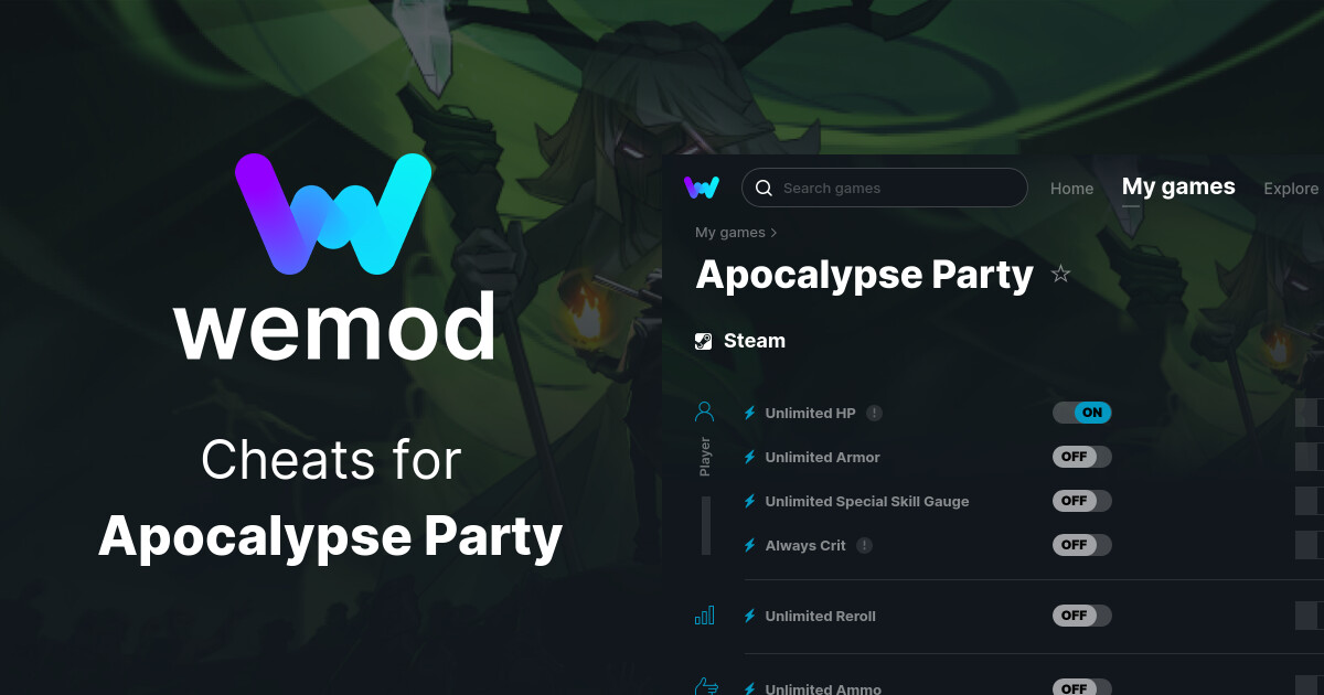 Apocalypse Party Cheats & Trainers for PC | WeMod