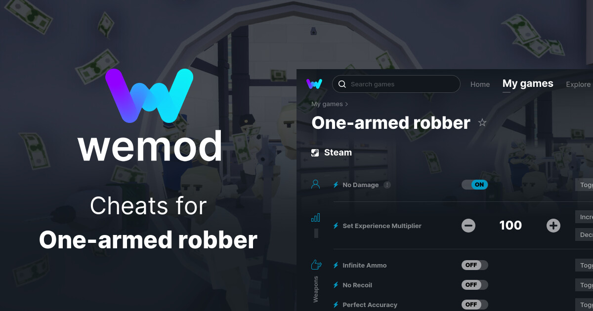 One-armed robber Cheats & Trainers for PC | WeMod