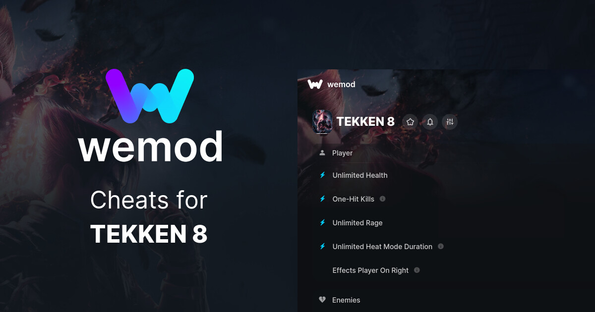 TEKKEN 8 Cheats & Trainers for PC | WeMod