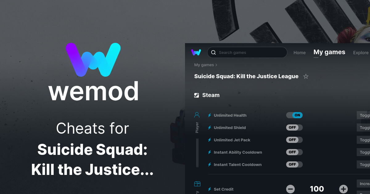 Suicide Squad: Kill the Justice League Cheats & Trainers for PC | WeMod