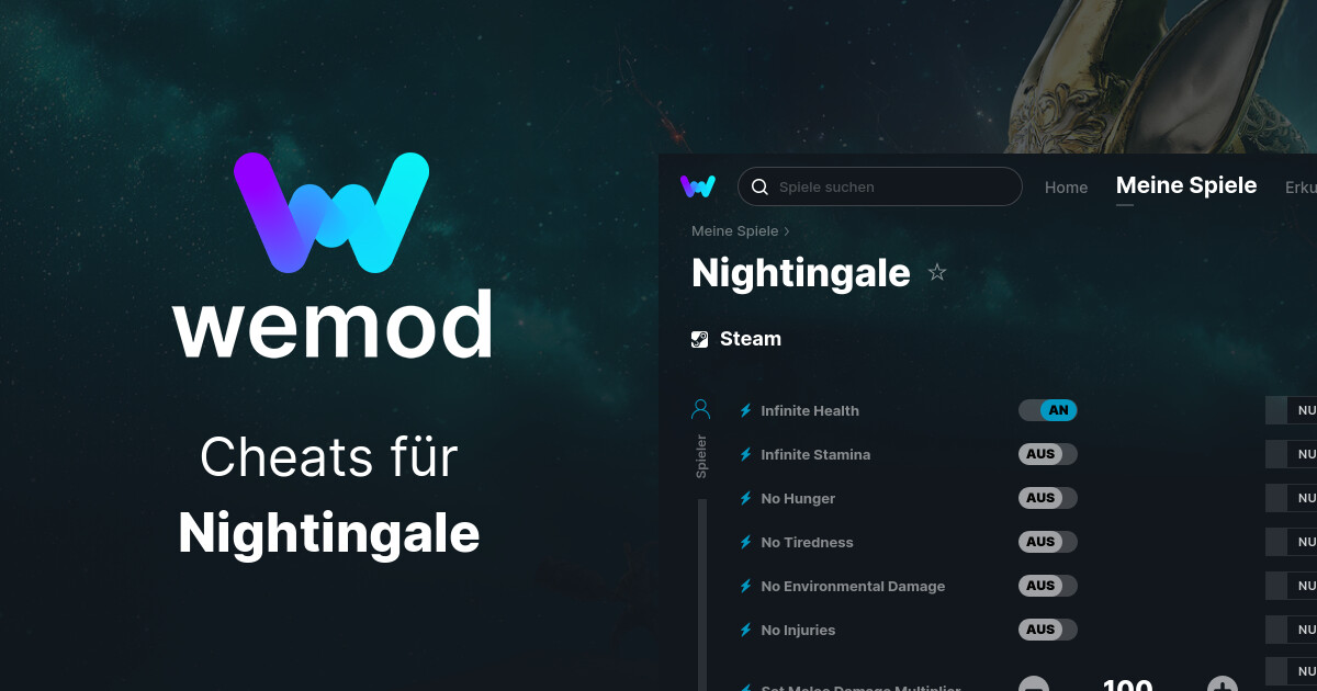 Nightingale Cheats & Trainer für PC | WeMod