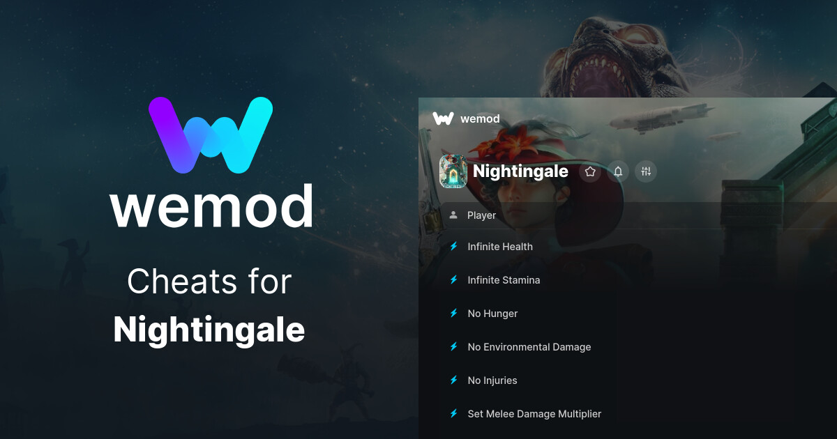 Nightingale Cheats & Trainers for PC | WeMod